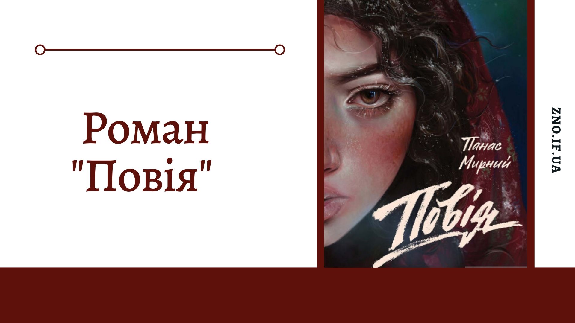 Роман “Повія” Панаса Мирного – Українська мова та література